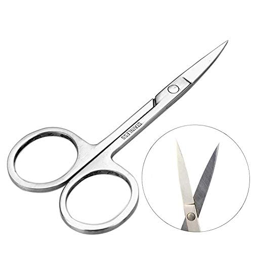 Manicure Scissors Stainless Steel Cuticle Pedicure Beauty Grooming Kit ...