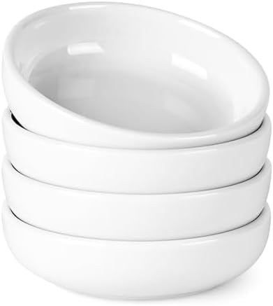 Amazon.com: AHX Ceramic Dipping Bowls - 3.9" Small Sauce Dishes ...