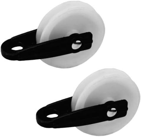 Amazon.com: 2 PCS Nylon Clothesline Pulley,2-1/2-inch Diameter Nylon ...