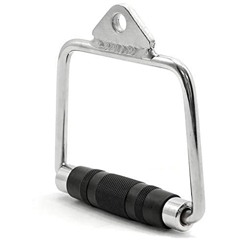 Fitness Zone Single Cable Cross D Handle with Rubber Hand Grips ...