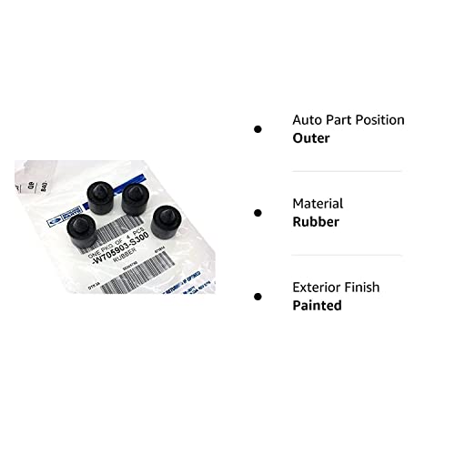 Snapklik.com : Ranger F150 Lincoln 165MM Exterior Rubber Bumpers Set Of ...