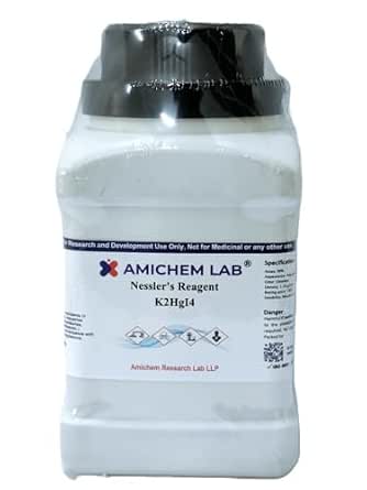Nessler's Reagent (K₂HgI₄) 125 ml Purity 99% CAS No 7783-33-7 (Amichem ...
