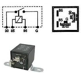 Lucas Type Split Charge Relay Srb601 24V 40A 33Ra 4 Term. Heavy Duty ...