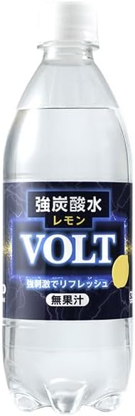 Amazon | サーフビバレッジ VOLT 強炭酸水レモン 500mlペットボトル×24本入 | サーフビバレッジ | 炭酸水 通販