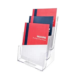 Office Depot® Brand 3-Tier Magazine Holder, 12-11/16"H x 9-1/2"W x 6-1/ ...