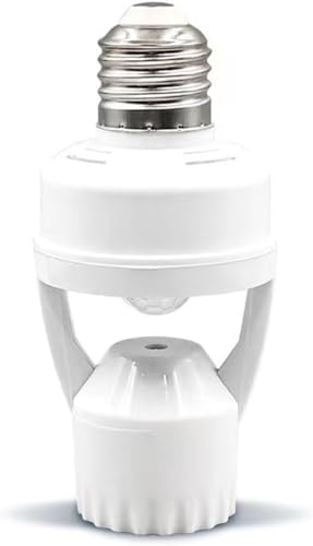 Motion Sensor Light Socket for Light Fixtures, E26/E27 Screw in Add on ...