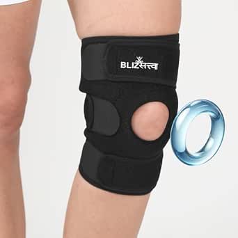 Buy BLIZ Sattva | Neoprene Comfort Knee Cap |Therapeutic Gel Rings ...