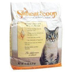 Amazon.com: Swheat Scoop Natural Wheat Cat Litter, 14 Pound -- 3 per ...