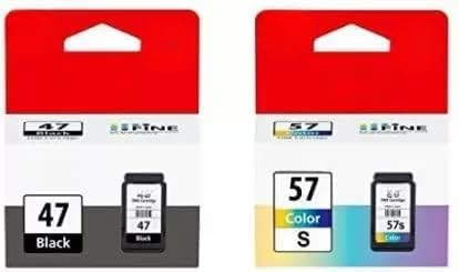 PG47 & CL57S Ink Cartridge Combo Compatible with Canon Printer (PG47 ...