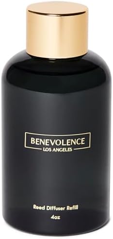 Amazon.com: Benevolence LA Rose & Sandalwood Reed Diffuser Oil Refill ...