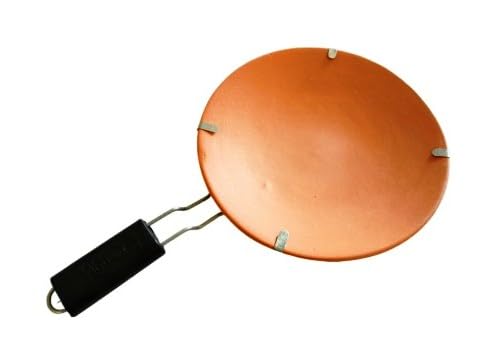 Buy Cave Decor Terracotta Clay Tawa with Handle (9 Inch) Online at Low ...