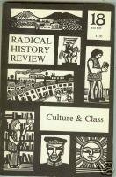 Radical History Review (No. 18, Fall 1978) Culture & Class: RHR ...