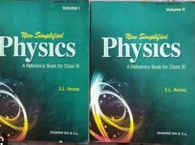 Physics Reference Books for Class 11 by S.L. Arora, Volumes 1 and 2 ...