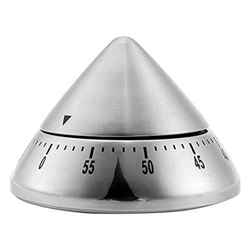 Kitchen Timer Cute Manual Stainless Steel Metal Mechanical Visual ...