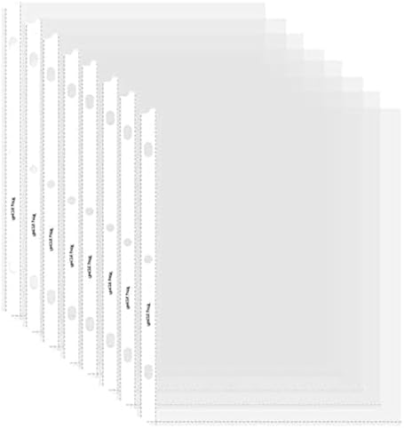 Amazon.com : Amazon Basics Clear Sheet Protectors for 3 Ring Binder, 8. ...