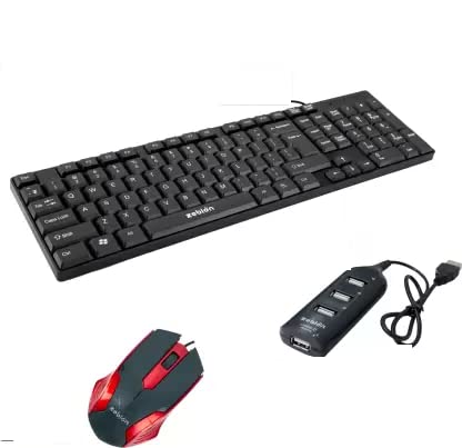 Amazon.in: Buy Zebion K200 Wired USB Keyboard Comes with 104 Keys ...