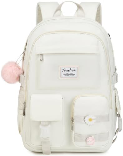 Amazon.com: VANKANY School Backpack for Girls, Cute Bookbag with Laptop ...