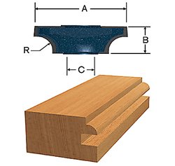 Bosch 85623M 1-7/16-Inch Diameter 25/64-Inch Cut Replacement Beading ...