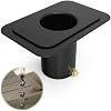 Amazon.com : ForoGore Rain Chain Gutter Adapter Black Metal Rain Chain ...