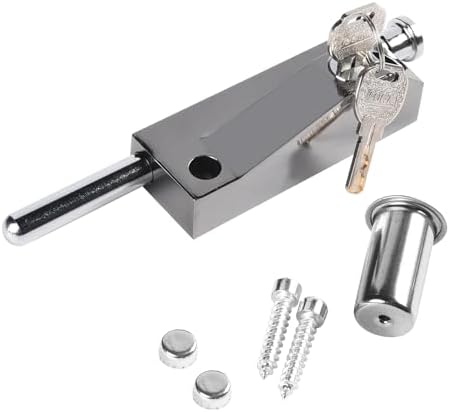 XFORT White Multi-Purpose Door Bolt - Universal Sliding Bolt Lock with ...