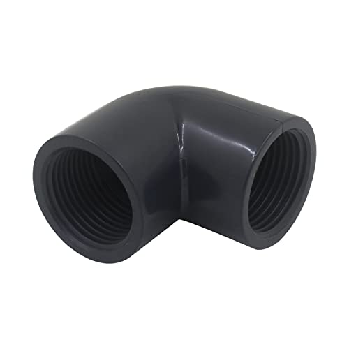 PVC Threaded Elbow 90 Degree Pipe Connector Pool Pipe Fittings ...