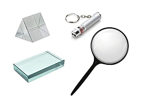 Buy ESPtronics Science Experiment DIY Kit Glass Slab, Laser Light, 4 ...