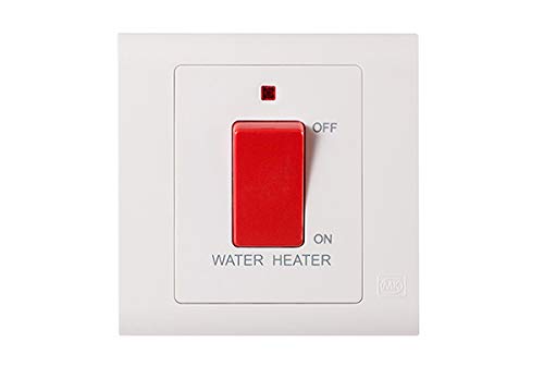 MK Essentials 20AX 1G DP Switch with NEON – Water – BigaMart