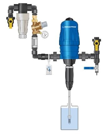 Amazon.com : DOSATRON D14MZ10 D14MZ10VAFII-MIX Water-Powered Chemical Injector Bundle with ...