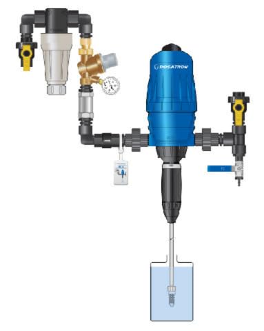 Amazon.com : DOSATRON D14MZ10 D14MZ10VAFII-MIX Water-Powered Chemical ...