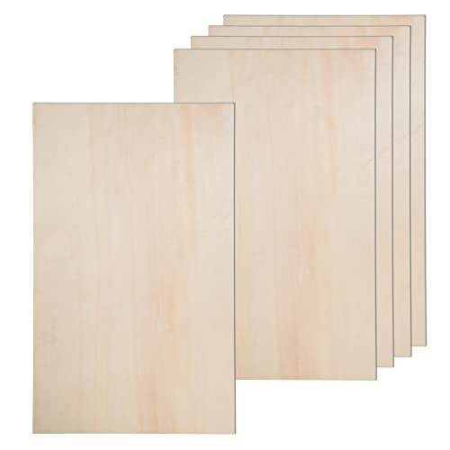 Buy 24 Pack Basswood Sheets for Crafts 12 x 20 x 1/8 Inch- 3mm Thick ...