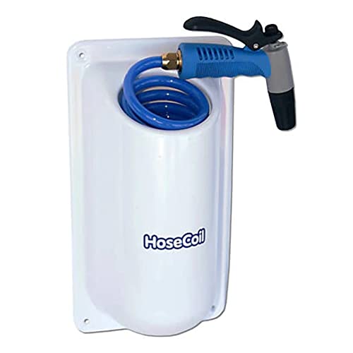 HoseCoil Side Mount Enclosure with 15' High Performance RV, Boat and ...