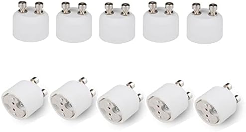 ShuoHui 10x GU10 to MR16 GU5.3 12V to 12V Light Bulb Socket Adapter ...