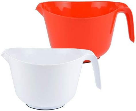 Amazon.com: Plastic Mixing Bowls with Handles assorted, Mixing Bowls ...