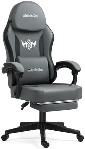 Ergonomic Gaming Chair, Cat-Scratch Proof Fabric, Game Chair with ...