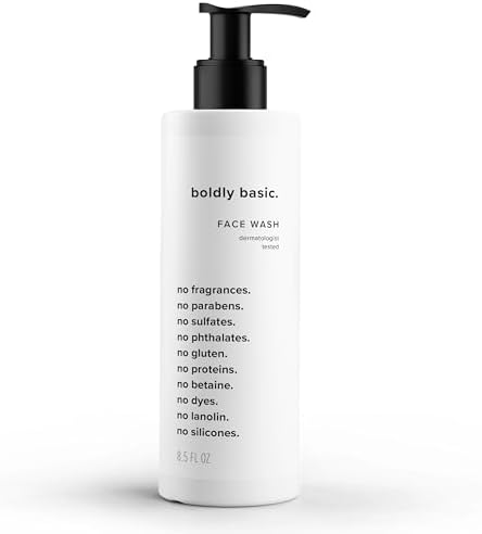 Amazon.com: Boldly Basic Fragrance Free Face Wash - Gentle Facial ...