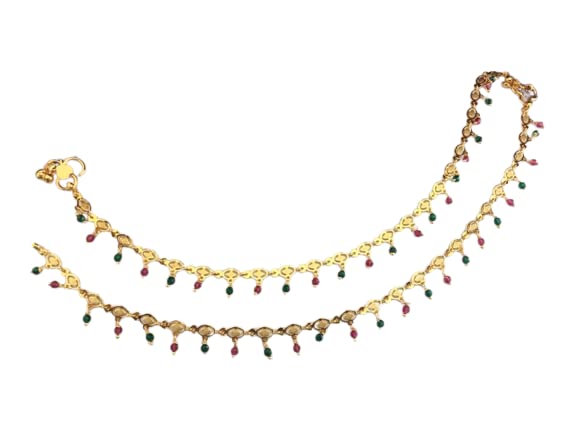 Primectrla Fab Traditional Simple gold plated Single Leg Chain Golden ...