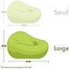 Amazon.com : Majestic Home Goods Aruba Bean Bag, Small, Orange : Bean ...