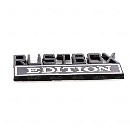 Snapklik.com : 2 Pcs RUSTBOX Edition Emblem Car Side Rear Front Hood ...