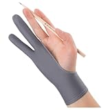 ・ブランド:Plus Nao・製造元/メーカー部品番号:zak-84061-1-GRY-M・ペングローブ 2本指グローブ 単品 ペンタブレット トレース台 お絵描き イラスト 筆記 誤操作防止 汚れ防止 タッチペン スタイラスペン 二本指 手袋