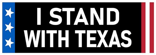 Amazon.com: I Stand With Texas Bumper Sticker Protect the Constitution ...