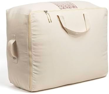 Amazon.com: VEAMOR Comforter Storage Bags Pack of 2,Pillow Beddings ...