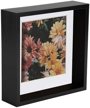 Nicola Spring 6 x 6 3D Shadow Deep Box Photo Frame - Craft Display ...