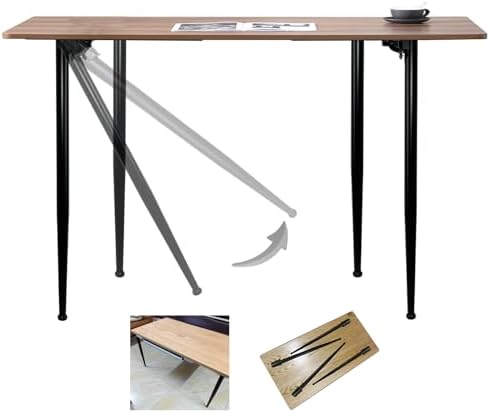 Amazon.com: waaliji 28 inch Folding Table Legs Collapsible Metal Home ...