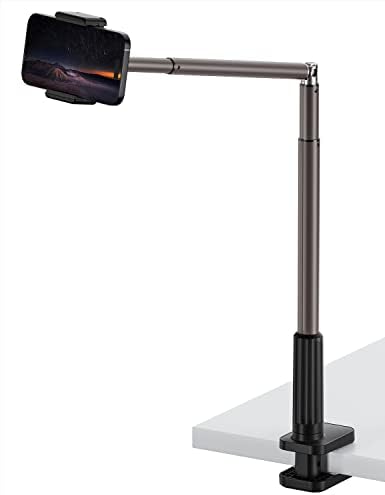 Amazon.com: Universal Cell Phone Clip Holder Clamp Mount Flexible 360 ...
