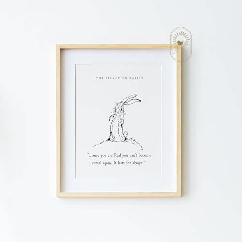 Amazon.com: The Velveteen Rabbit Nursery Art Print/Wall Art, Set of 4 ...