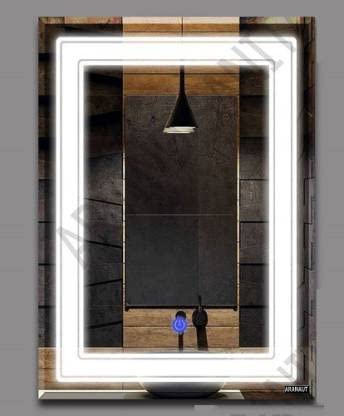 Buy ARANAUT Rectangular Shaped Mirror, LED Illuminated Vanity Mirror with Touch Sensor, Wall ...