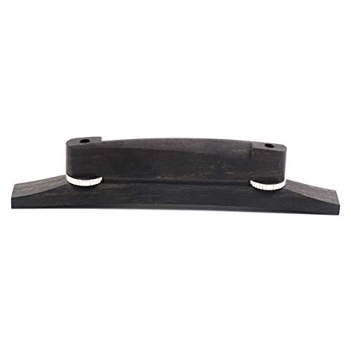 Snapklik.com : Ebony Guitar Bridges 6 String Adjustable Jazz Archtop ...