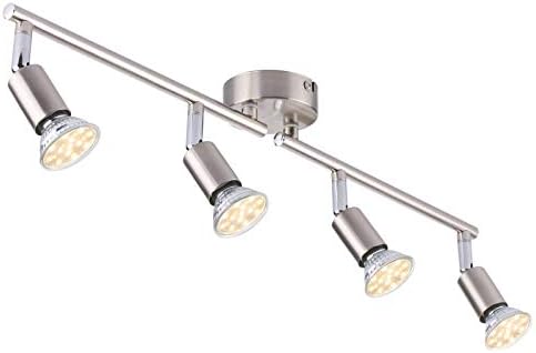 Energy Saving 4 Way Ceiling Spotlight in Chrome : Amazon.co.uk: Lighting