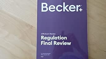 Becker CPA Exam Review Regulation REG Final Review V4.0 For Exams ...