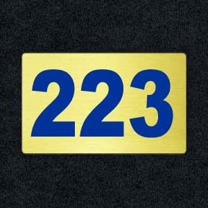Number Plate 223 Room, Hotel, Hospital, Lodge,Apartment, Flat,Door No ...
